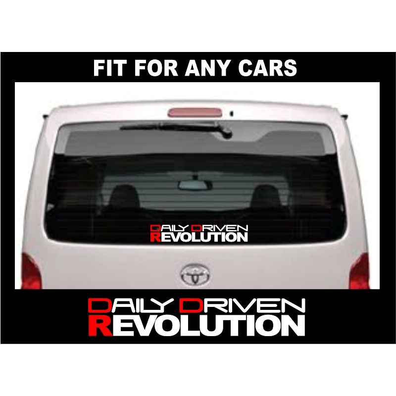 Daily Driven Revolution Sticker for Cars | Shopee Philippines