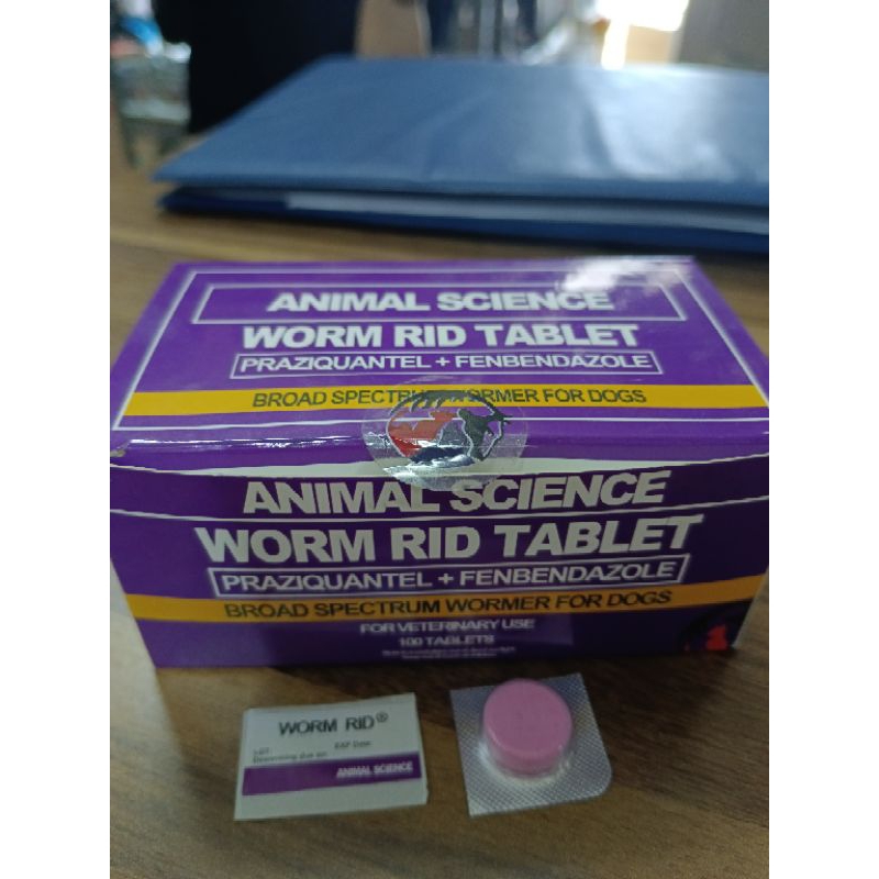 Animal Science Wormrid Deworming Tablet for Dogs- Per Tablet | Shopee ...