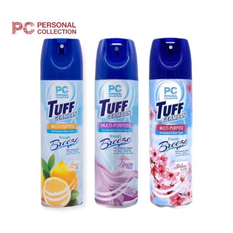 PC Tuff Germban Multi-Purpose Disinfectant & Room Spray 250ML | Shopee ...