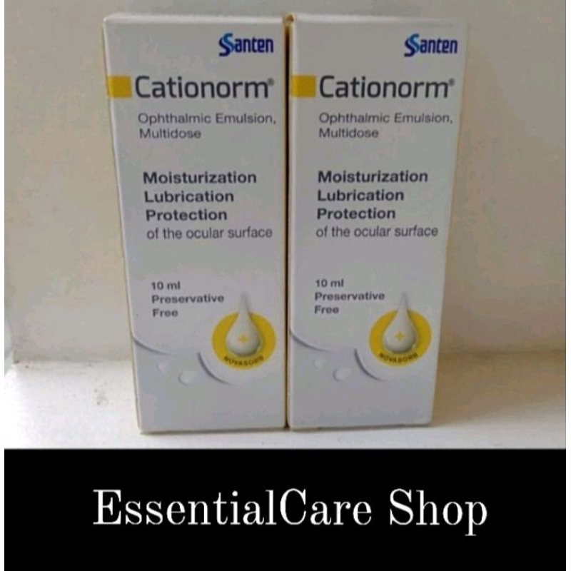 Cationorm Ophthalmic Emulsion Multidose 10ml ( 100% original ) | Shopee ...