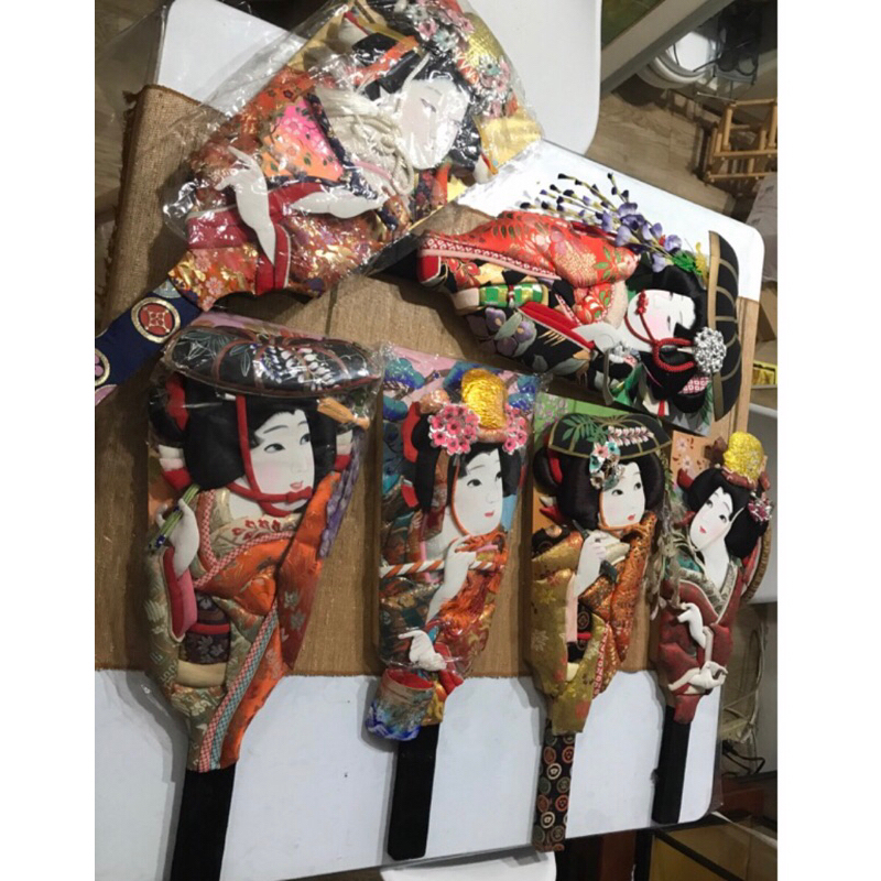 Hagoita craft Geisa japanese doll Wooden Paddle surplus size start from ...