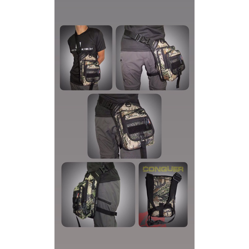 Conquer Drop Leg Bag (New Model) | Shopee Philippines