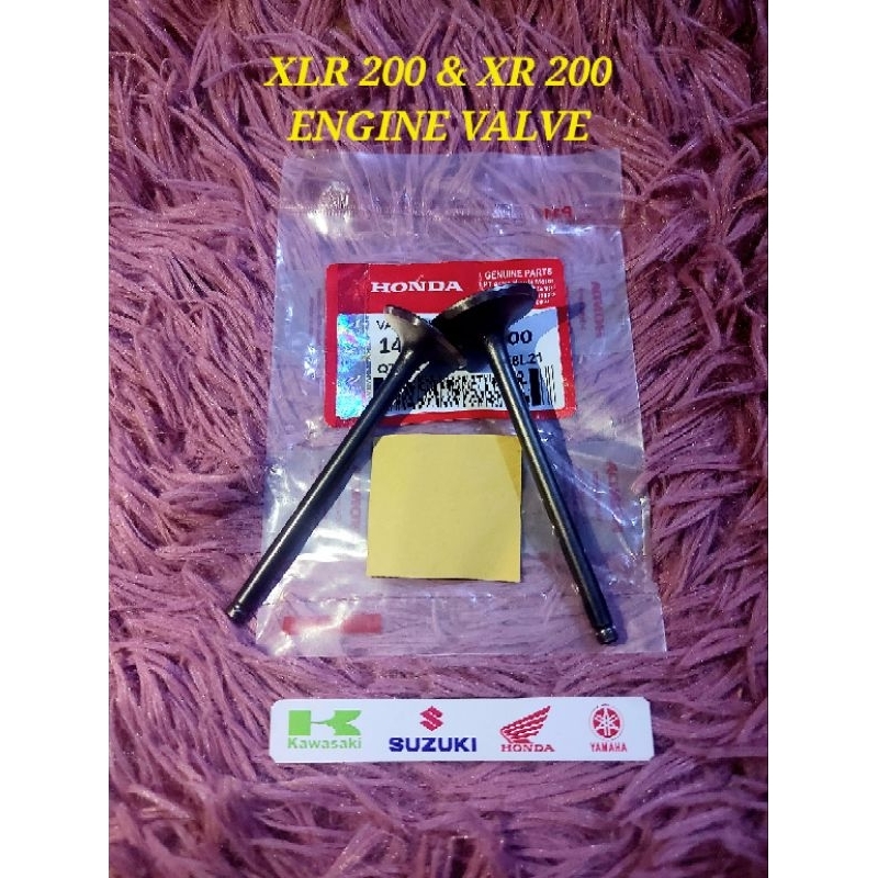 XR 200,XLR 200 GENUINE ENGINE VALVE SET | Shopee Philippines