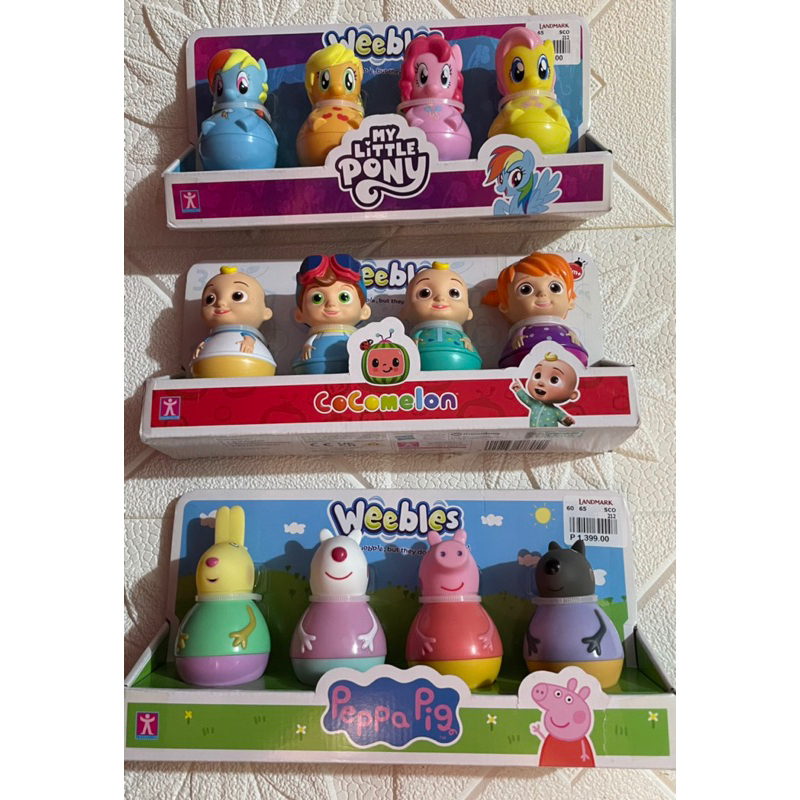 Weebles Wobble Figures | Shopee Philippines