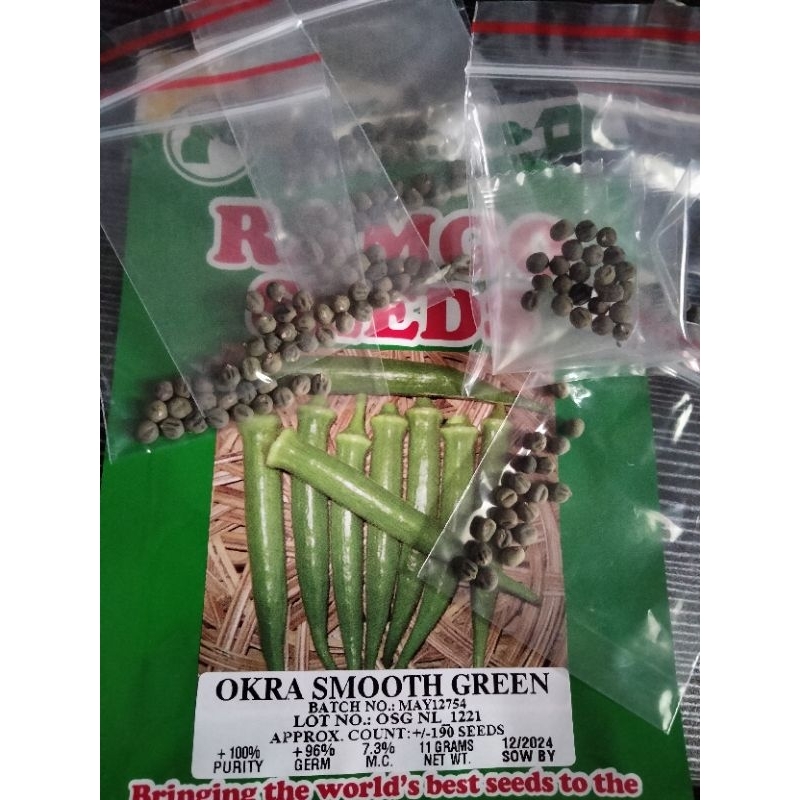 Okra Smooth Green Ramgo Repack / 1 pack | Shopee Philippines