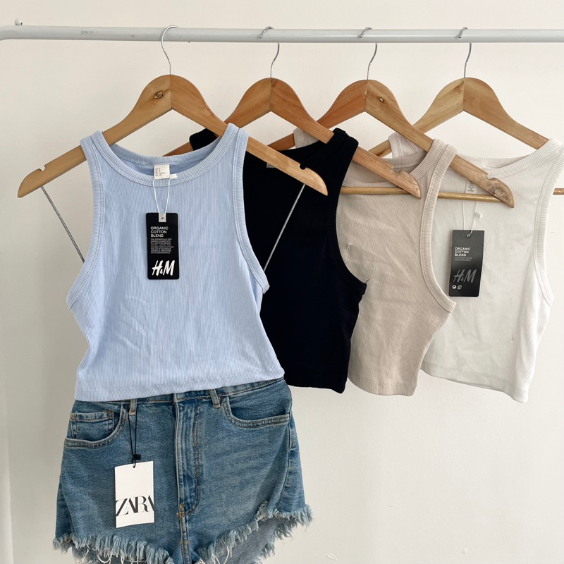 H&/M Racerback Top (Authentic Over/runs) | Shopee Philippines
