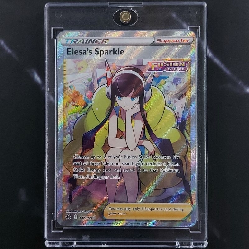 Pokemon TCG Elesa's Sparkle Alternate Art (Crown Zenith 147/159) Ultra ...