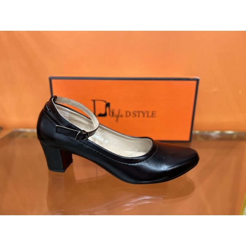 JK COD 6681 Black shoes 2inch heels for women | Shopee Philippines