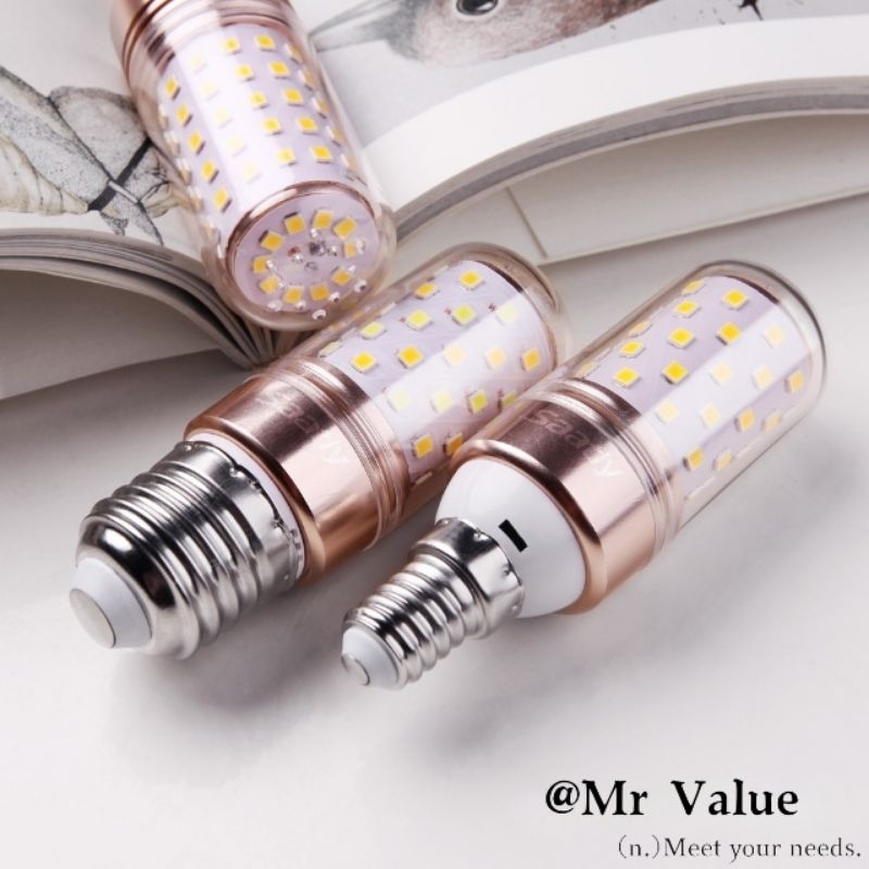 TriColor Change light High Brightness White E27/E14 LED 12W Lamp Light ...