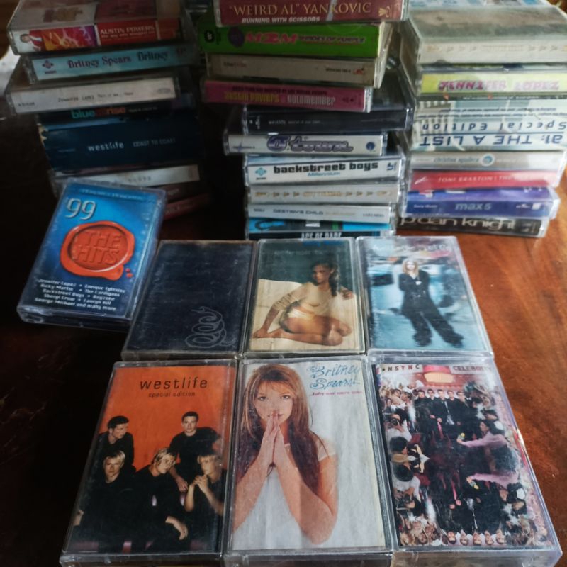 90's Vintage Random Original Cassette Tape Set 1 | Shopee Philippines