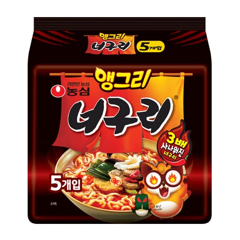 NONGSHIM ANGRY NEOGURI 121G 1PACK*5PCS ( NEOGURI MILD SEAFOOD RAMEN ...