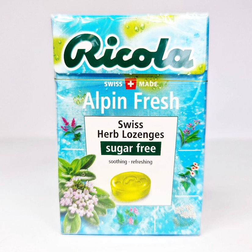 [SUGAR FREE] RICOLA SWISS HERBS LOZENGES / CANDIES (1 BOX PER ORDER, 40GRAMS) | Shopee Philippines