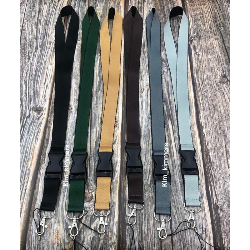 Lanyard plain strap for school and office id Lace | Shopee Philippines