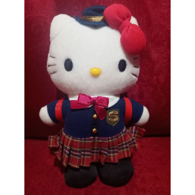 Hello Kitty School Uniform with Bag Stuffed Toy | Shopee Philippines