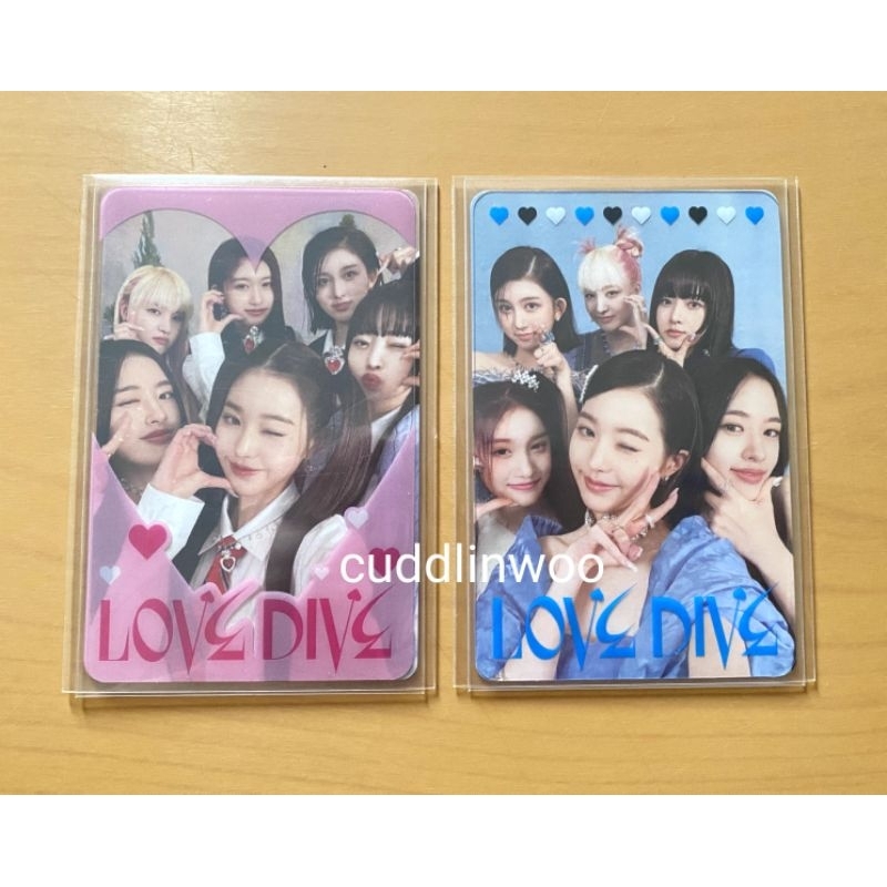 IVE - LOVE DIVE SSQ POB GROUP PHOTOCARDS / YUJIN GAEUL REI WONYOUNG LIZ LEESEO | Shopee Philippines