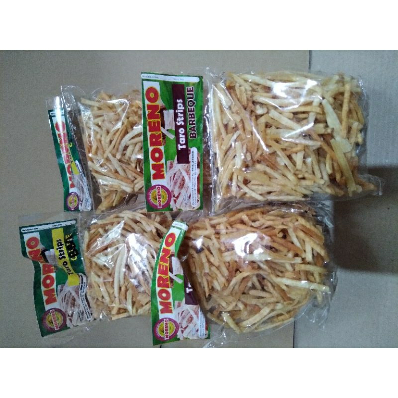 MORENO Taro strips / chips (100g) Plastic Only | Shopee Philippines