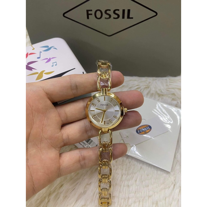 fossil fashion watch for Ladies good quality with box and paperbag ...