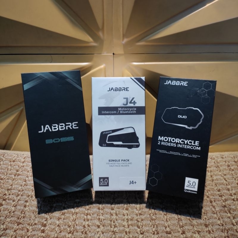 JABBRE J4/J4PLUS/BOSS/DUO MOTORCYCLE INTERCOM/BLUETOOTH UNIVERSAL AND ...