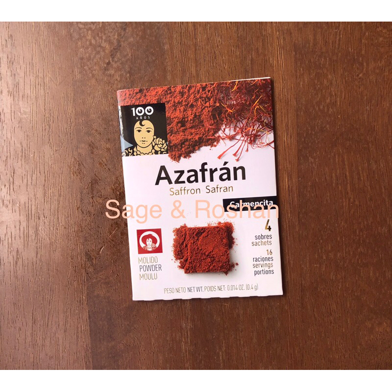 Carmencita Powder Saffron Azafran Safran 0.4g | Shopee Philippines