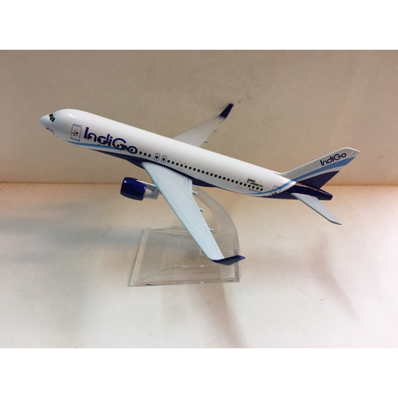 FLS Diecast Metal Airplane Collection - IndiGo A320 Vintage Aircraft ...