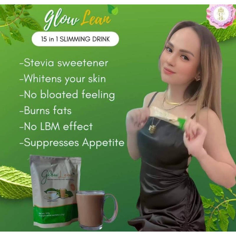 GORGOUS GLOW - GLOW LEAN COFFEE 15 IN 1 SLIMMING DRINK (1 single sachet ...