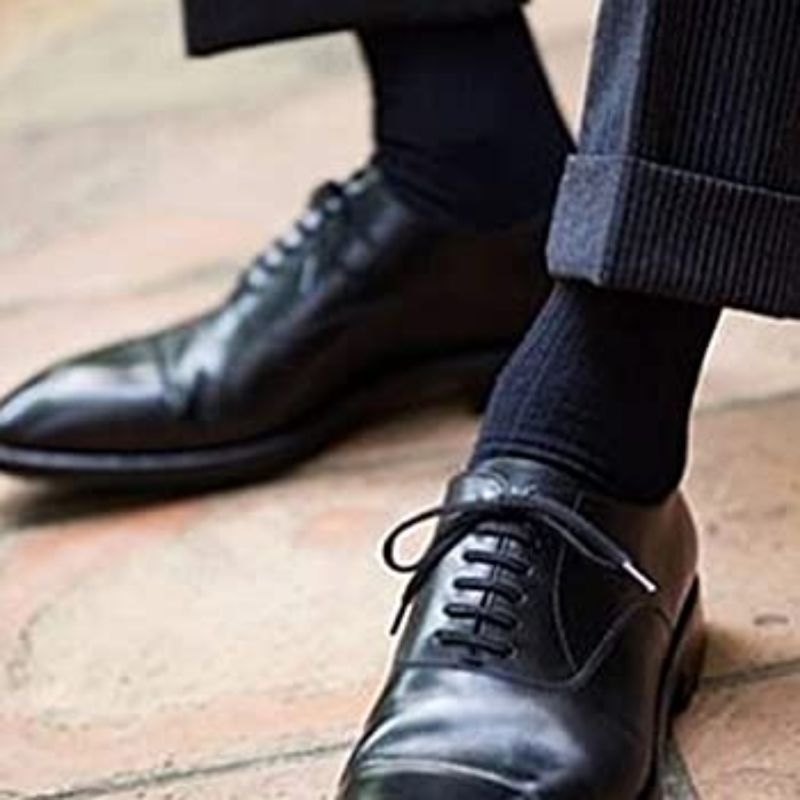 Men’s Premium Cotton Socks Dress Socks - Pattern | Shopee Philippines
