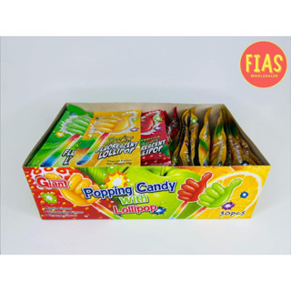 30 Pieces Flourescent Popping Lollipop Candy | Shopee Philippines