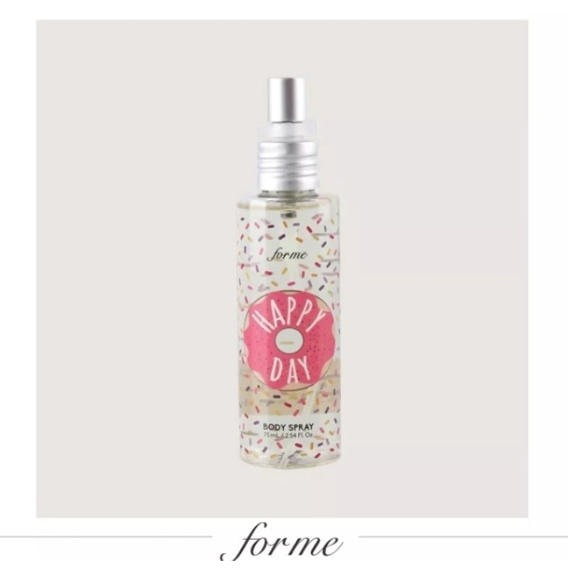Forme Happy Day Body Spray (75ml) | Shopee Philippines