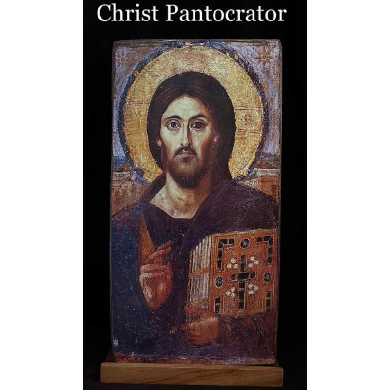 CHRIST PANTOCRATOR ICON in solid wood | Shopee Philippines