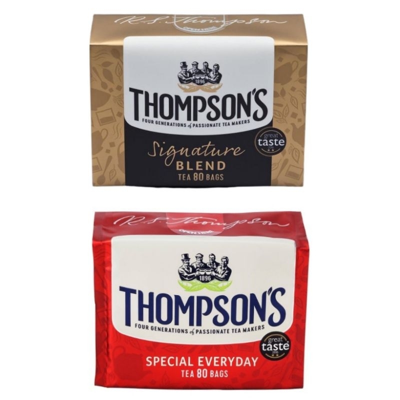 Thompson's UK Special Everyday & Signature Blend Black Tea 80's ...