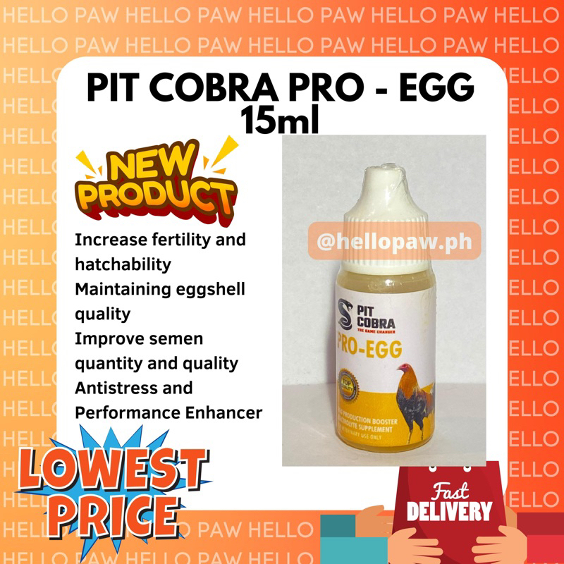 PIT COBRA Pro-Egg 15ml | Shopee Philippines