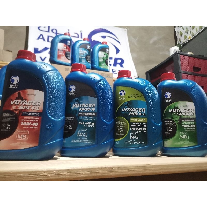ADNOC VOYAGER ENGINE OIL 1LITERS 100% VIRGIN BASE OIL FOR SCOOTER AND ...