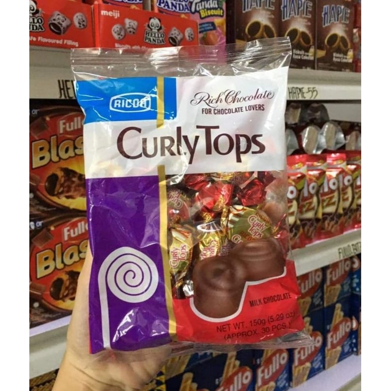 Curly Tops & Flat Tops 30 pcs 150g/ 100 pcs 500g | Shopee Philippines