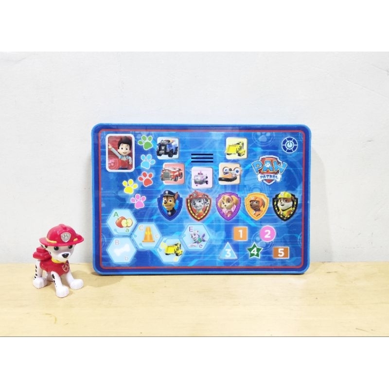 Paw Patrol Learning Tablet with Marshall toy figure | Shopee Philippines
