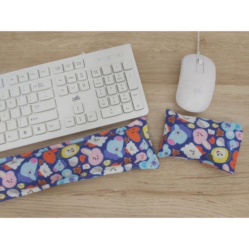 BT21 AKA BTS KEYBOARD AND MOUSE WRIST REST | Shopee Philippines