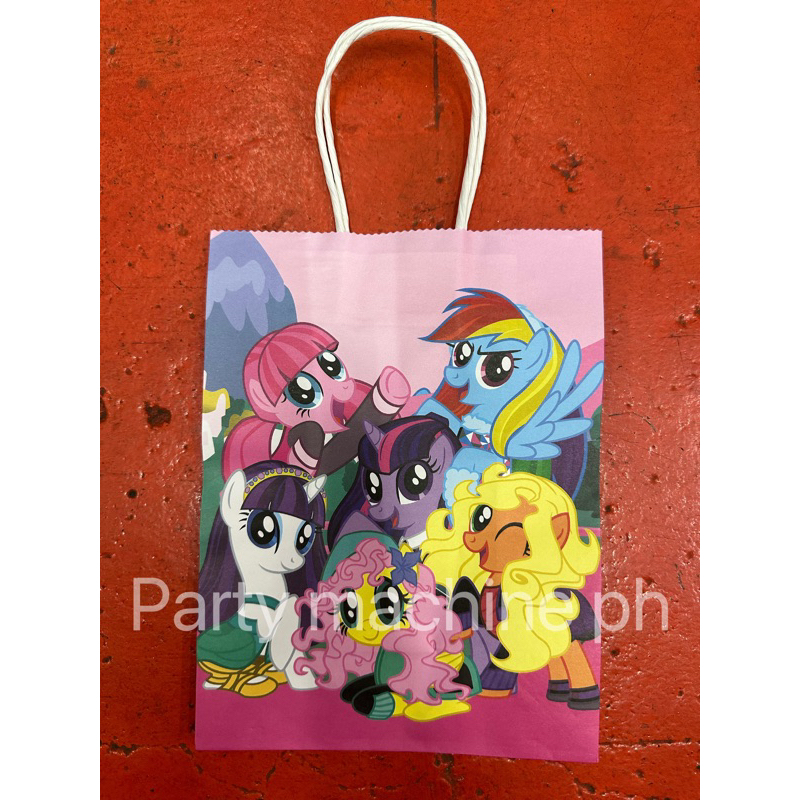 12pcs Little Pony Paper Bag / Give away bag | Shopee Philippines