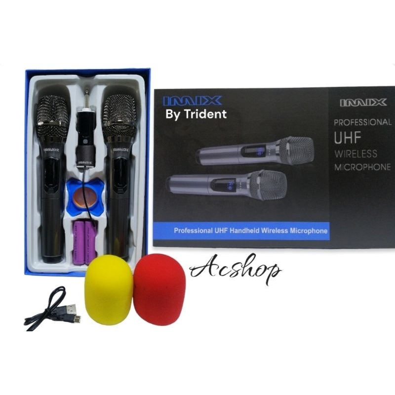 Imix Rt-166 Uhf professional / universal double wireless digital ...