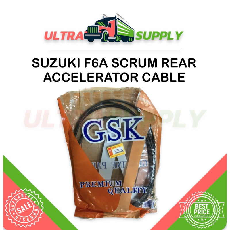 ACCELERATOR CABLE GSK Suzuki F6A Scrum Rear (156 inches) | Shopee ...