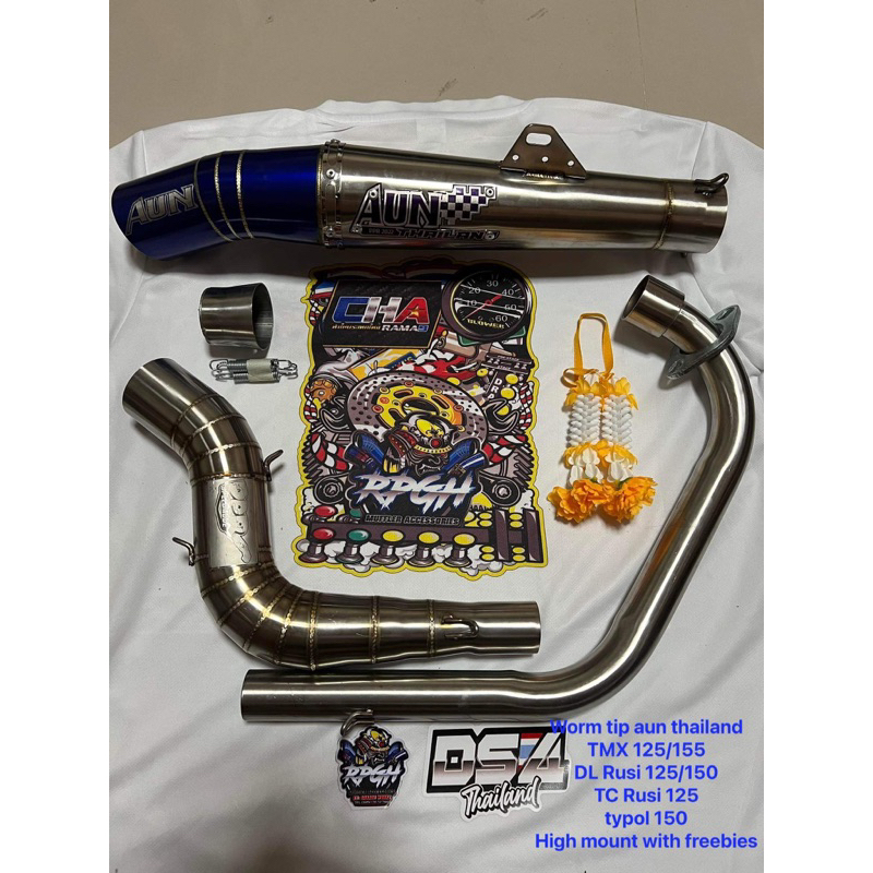 WORM TYPE KOU MAHACHAI OPEN PIPE TUBE TYPE HIGH QUALITY 51mm for TMX ...