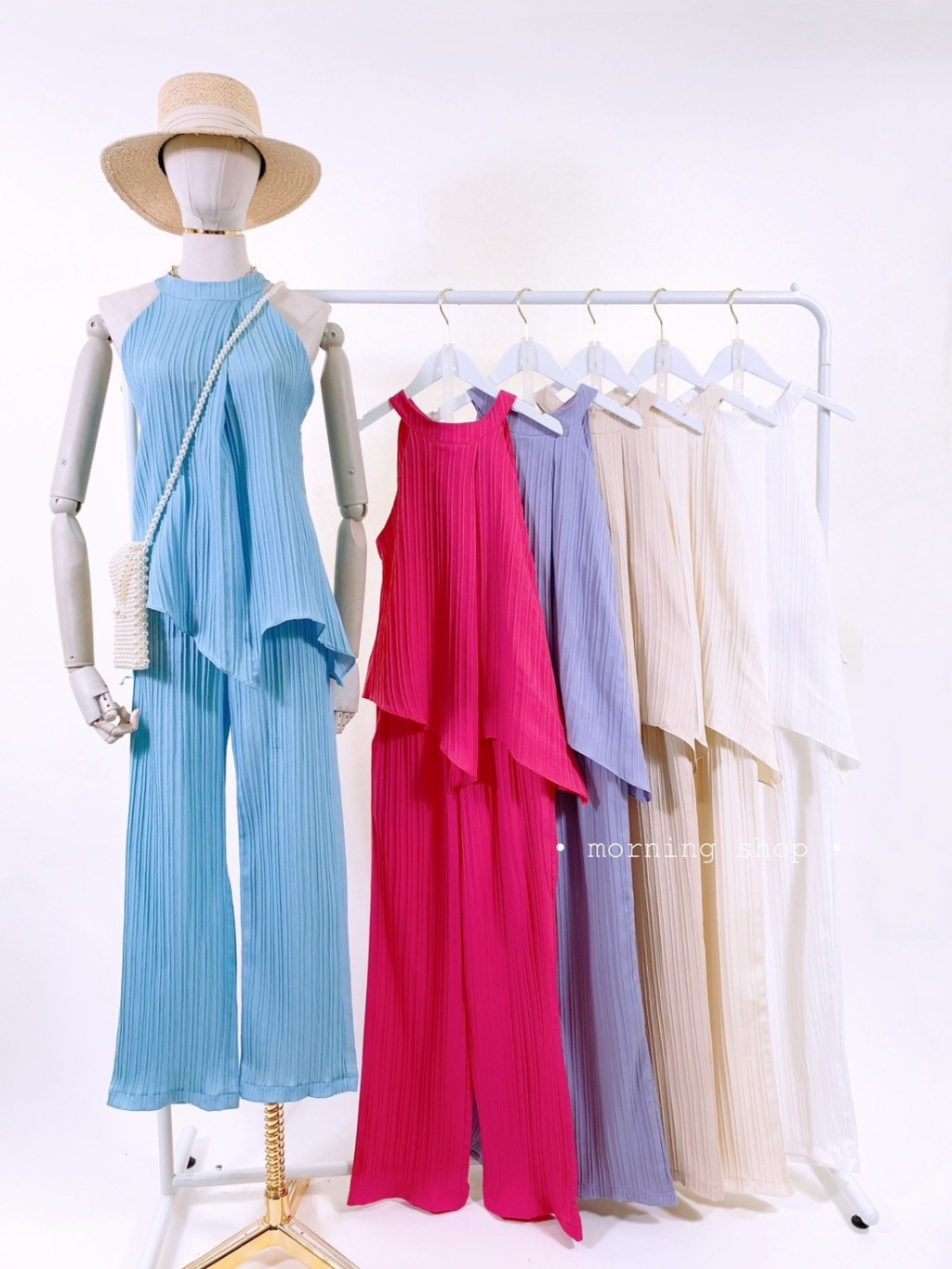 Bangkok Premium Terno Sleeveless Pants Coordinates Morning Shop Brand ...