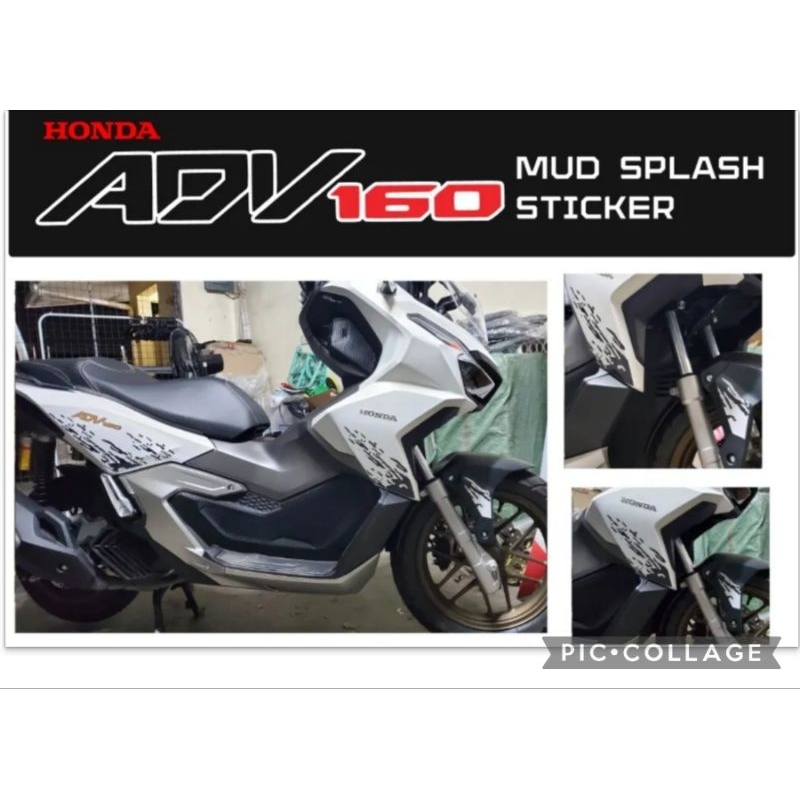 adv 160 mud splash decals | Shopee Philippines
