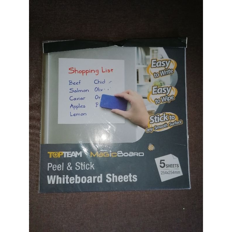 Magic Board: Peel & Stick Whiteboard Sheets | Shopee Philippines