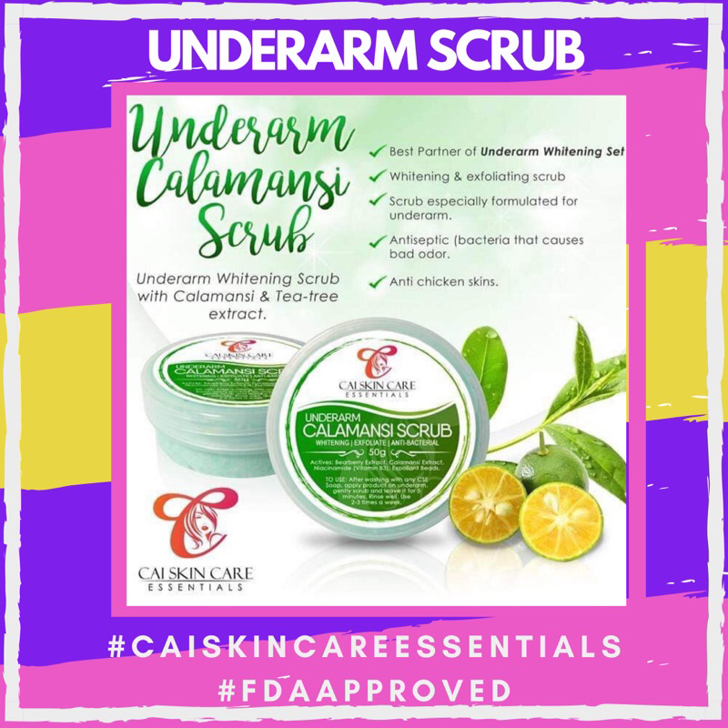 Cai Skincare Calamansi UnderArm Scrub | Shopee Philippines