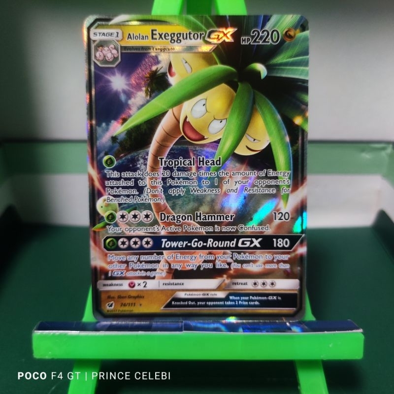 Pokemon TCG - Alolan Exeggutor GX | Shopee Philippines