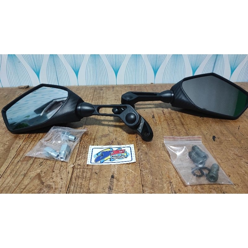 MUTARRU DUCATI SIDE MIRROR V2 CARBON UNIVERSAL | Shopee Philippines