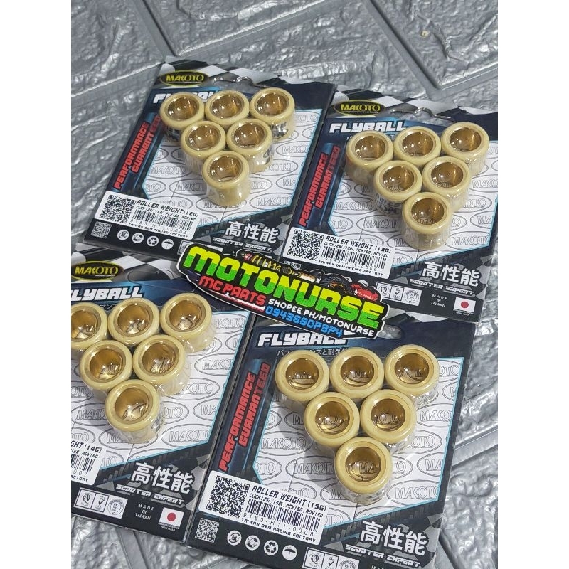 MAKOTO Flyball Roller Ball Pulley Ball ClICK 125 150 PCX ADV SKYDRIVE ...