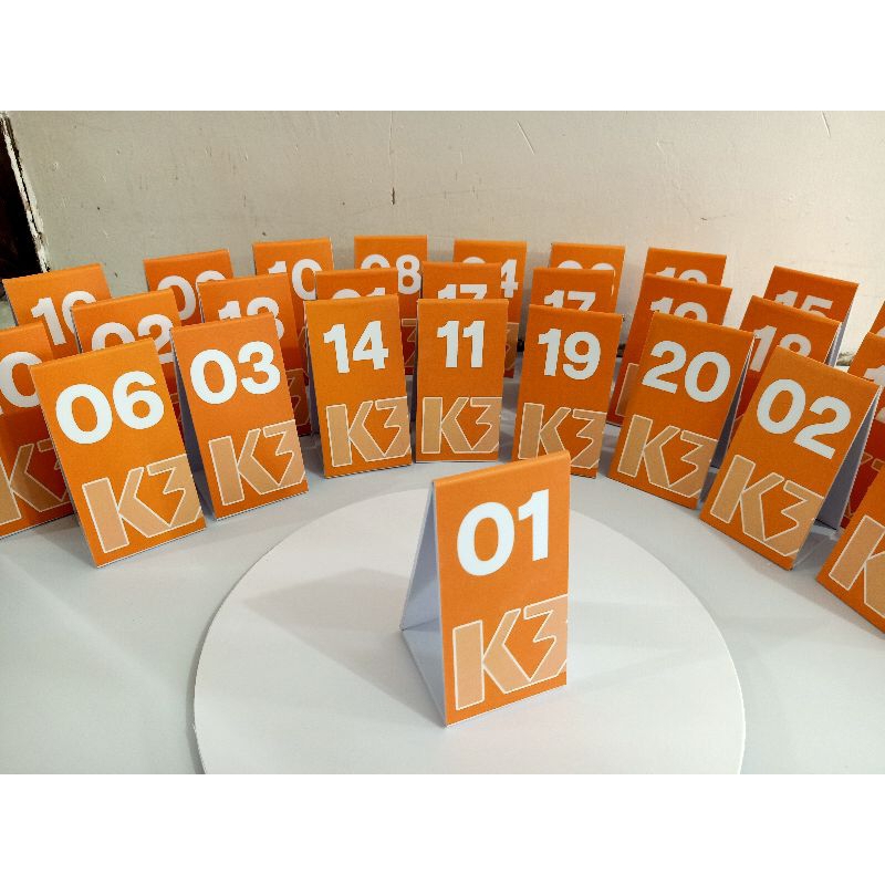 Back to Back Table Number Standee Sintra Board | Shopee Philippines