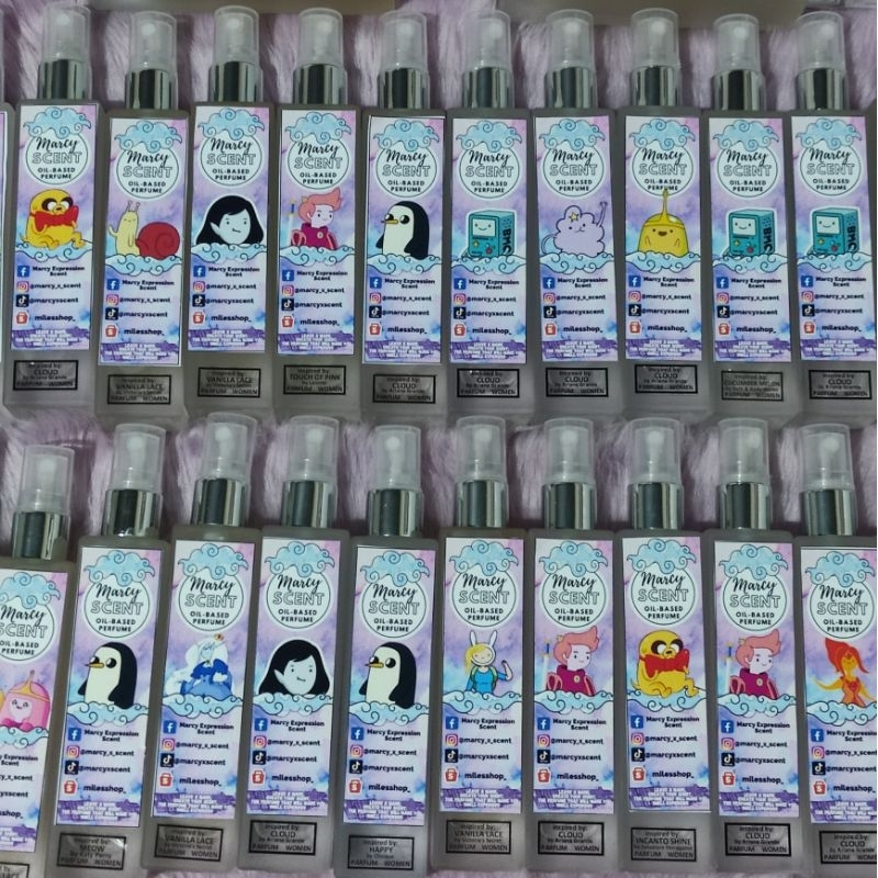 RESELLER PACKAGE OIL-BASED INSPIRED PERFUME CLOUD, VANILLA LACE ...