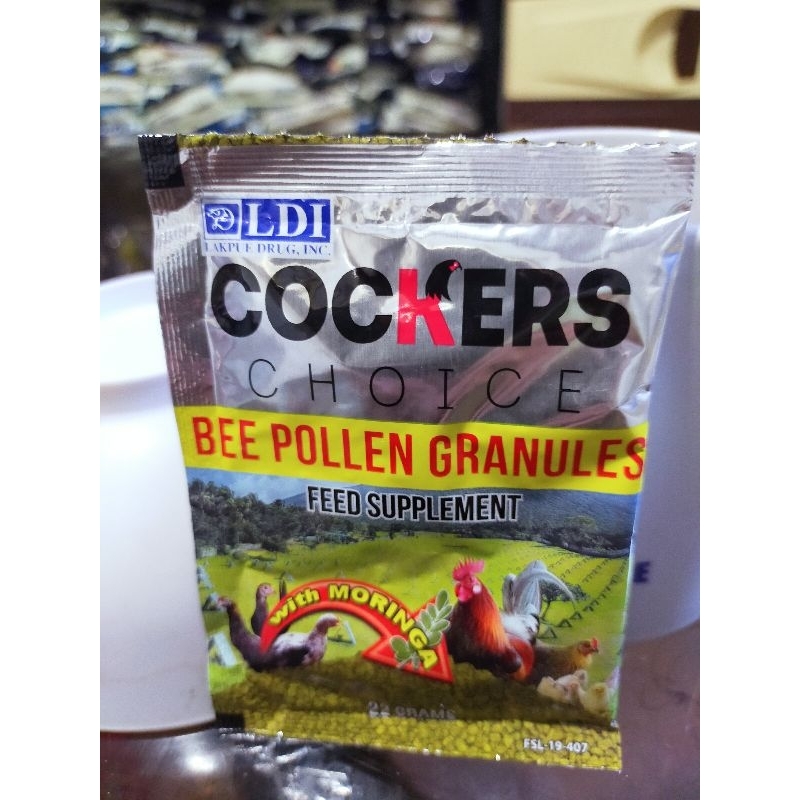 LDI COCKERS CHOICE BEE POLLEN GRANULES FEEDS SUPPLEMENT WITH MORINGA ...