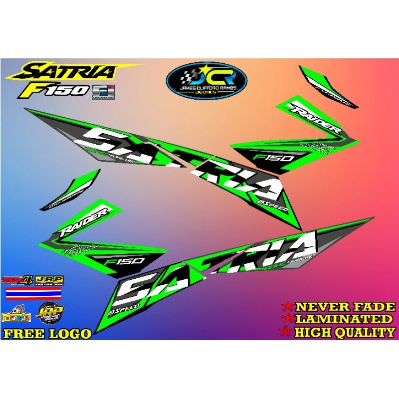 Raider 150 Fi Malaysian Design Stock Decals Stickers | Shopee Philippines